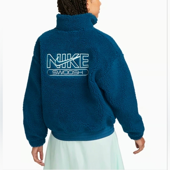 Nike | Jackets & Coats | Nwt Nike Swoosh Plush Jacket | Poshmark